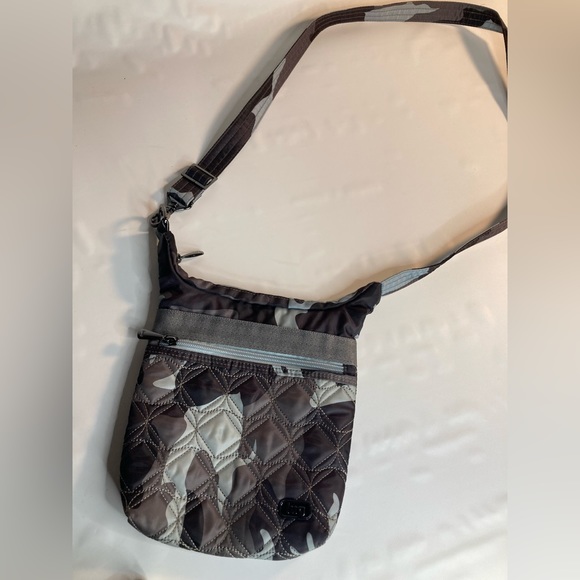 lug | Bags | Lug Crossbody Womens Purse Gray Camouflage Organizer Zip ...